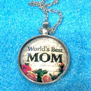Jewelry | Worlds Best Mom Necklace | Poshmark